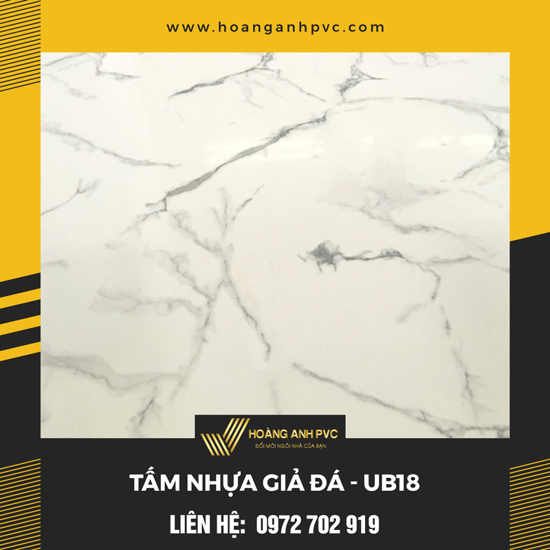 Tấm nhựa giả đá – UB18 – Chuyên thi công, lắp đặt tấm nhựa pvc -Hoàng ...
